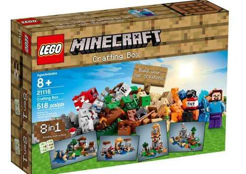 Lego Minecraft 21116 Crafting Box есть ещё 21107 и