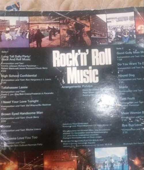 Грампластинка группа puhdys - Rock*n*RoLL Musik