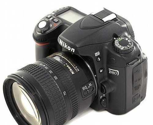 Nikon D80(28-100мм/f3.5-5.6) 4гб.Сумка.Коробка