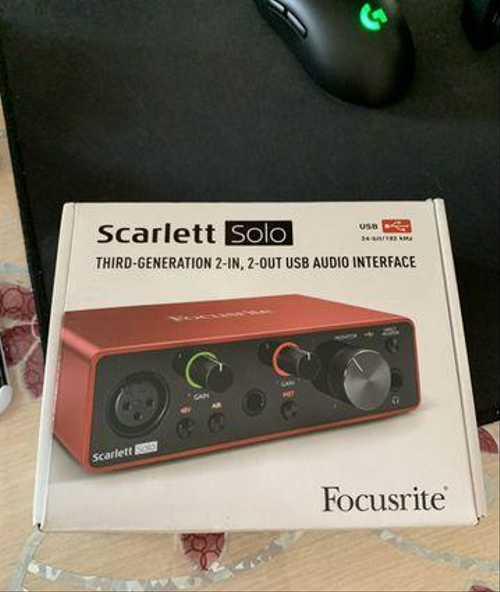 Звуковая карта focusrite solo 3rd