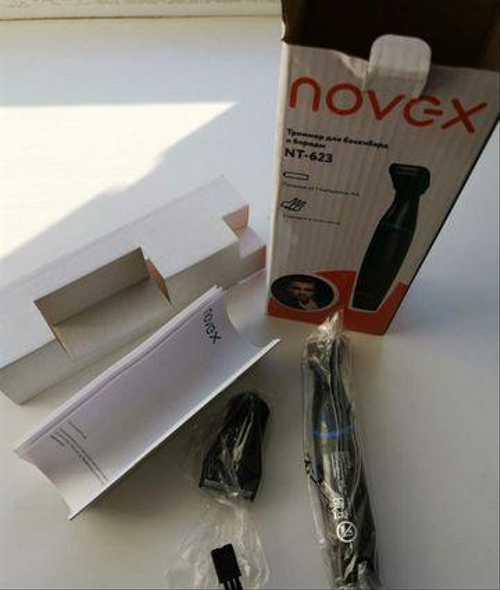 Триммер для бакенбард и бороды novex NT-623