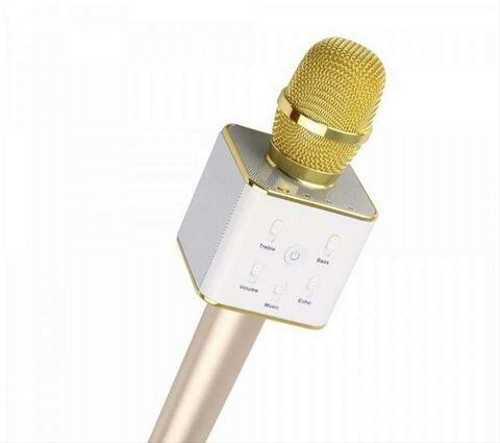 Микрофон для караоке q7 gold