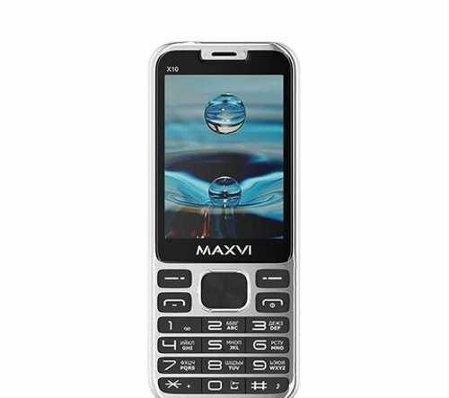 Телефон Maxvi X10 Metallic Silver (новый)