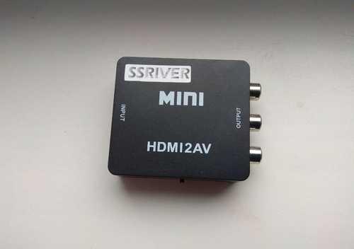 Адаптер hdmi to AV ssriver 1080p Best v4
