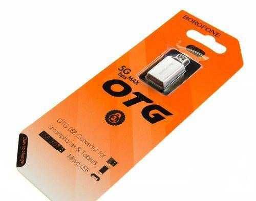 Переходник Borofone OTG Micro Usb - USB BV2