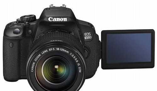 Canon 650D(18-135mm STM) Сумка+32гб+Фильтр+Коробка