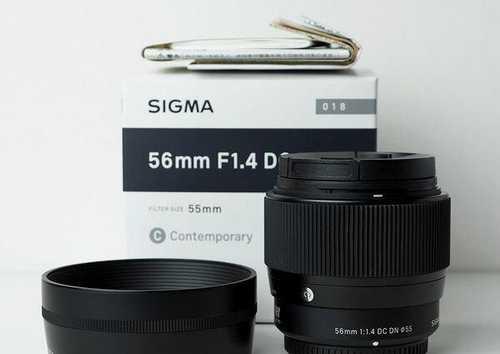 Объектив Sigma 56mm f/1.4 DC DN Contemporary Micro