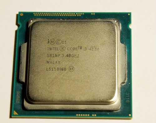 Intel Core i3-4130 Четыре ядра по 3.4Ghz s.1150