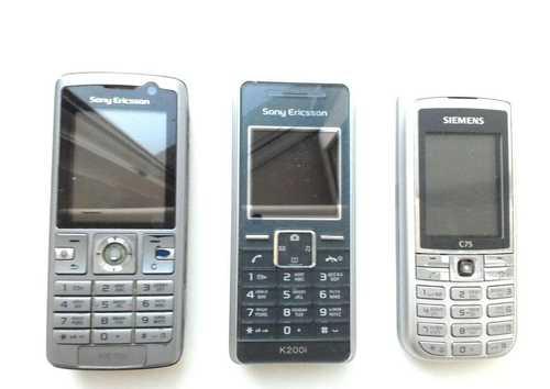 Телефоны Siemens, Sony Ericsson