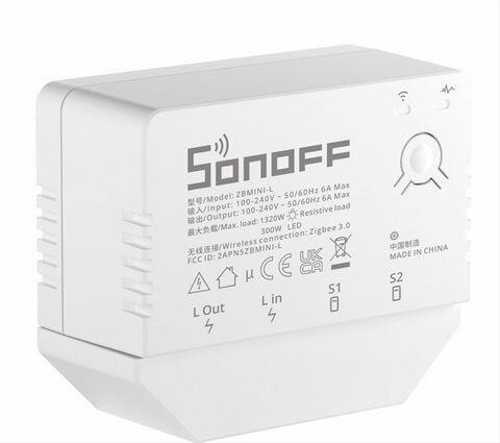 Реле в подрозетник zigbee sonoff zbmini-L без нуля