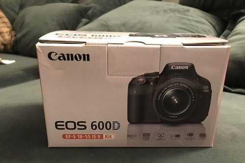 Коробка от фотоаппарата Canon EOS 600D