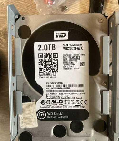 WD2002faex 2Tb Western digital Black Жесткий диск
