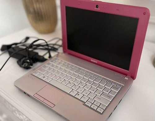 Мини Ноутбук sony vaio розовый Sony vpcm12m1r/inte