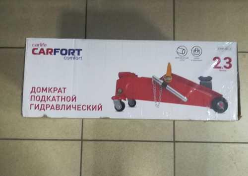 Домкрат "Carfort" 2,3т подкатной 140-350мм + сумка