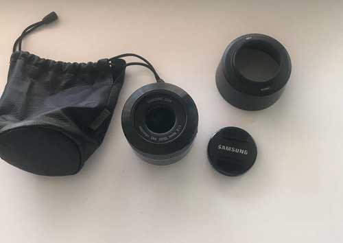 Объектив Samsung 45mm f/1.8 NX 3D (S45ADB) Black