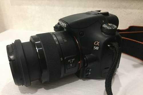 Зеркальный фотоаппарат Sony Alpha A58 Kit 18-55