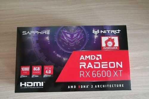 Видеокарта Sapphire Nitro+ RX 6600XT новая