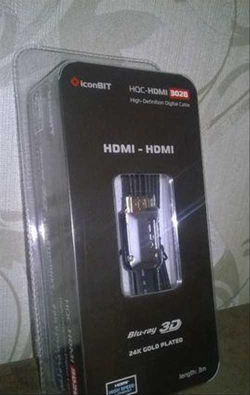 Высокоскоростной hdmi кабель 3м