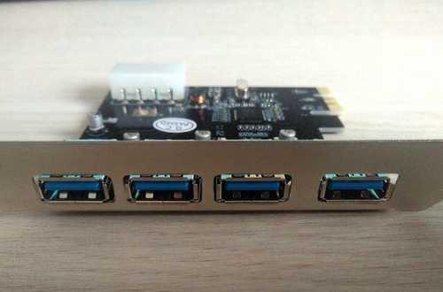 Контроллер PCI-E VIA VL805 4 x USB3.0 Bulk