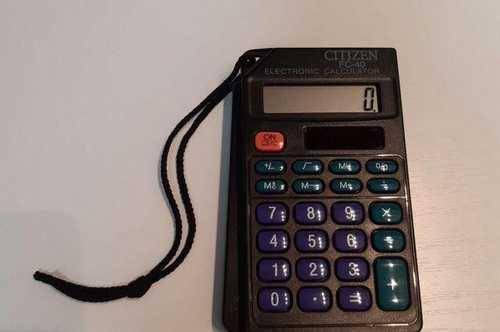 Калькулятор citizen FC-40