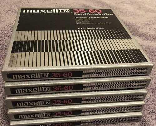 Maxell LN 35-60 пять штук магнитная лента