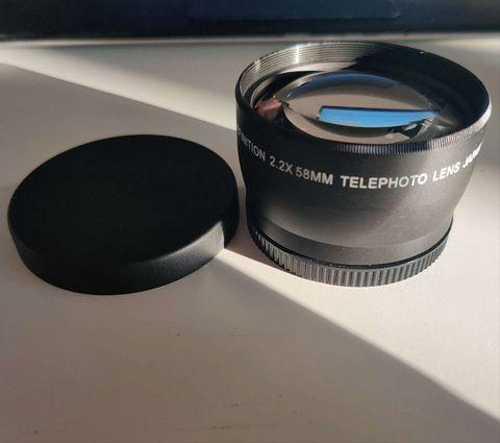 Телеконвертер Digital high definition 2.2x 58mm te