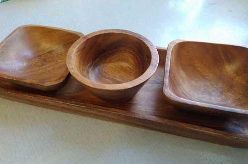Посуда деревянная