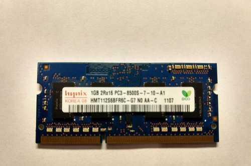 Hynix 1GB DDR3 sodimm (HMT112S6BFR6C-G7)