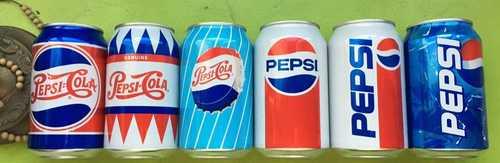 Банки Pepsi 1940-2000 полные
