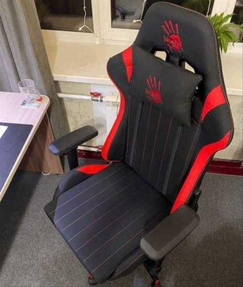 Кресло игровое компьютерное A4Tech Bloody красный