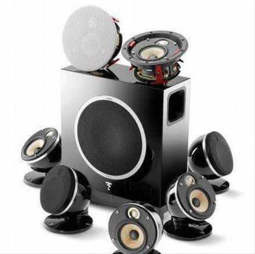 Focal multimedia dome pack 5.1 flax & SUB AIR blac