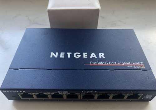 Коммутатор netgear GS108 v3