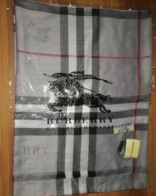 Burberry лёгкий клетчатый шарф, 70х190см