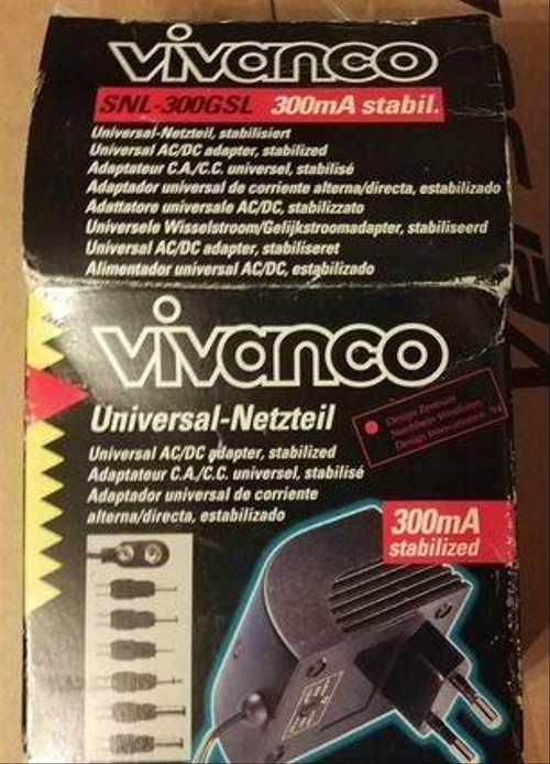 Универсальный бп Vivanco SNL 300 GSL 1,5-12V 300mA