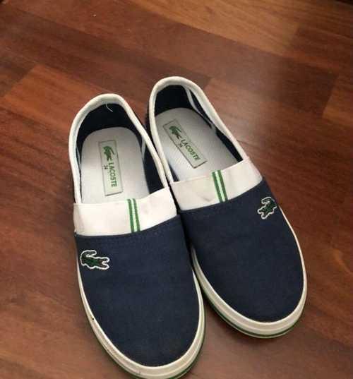 Слипоны Lacoste оригинал