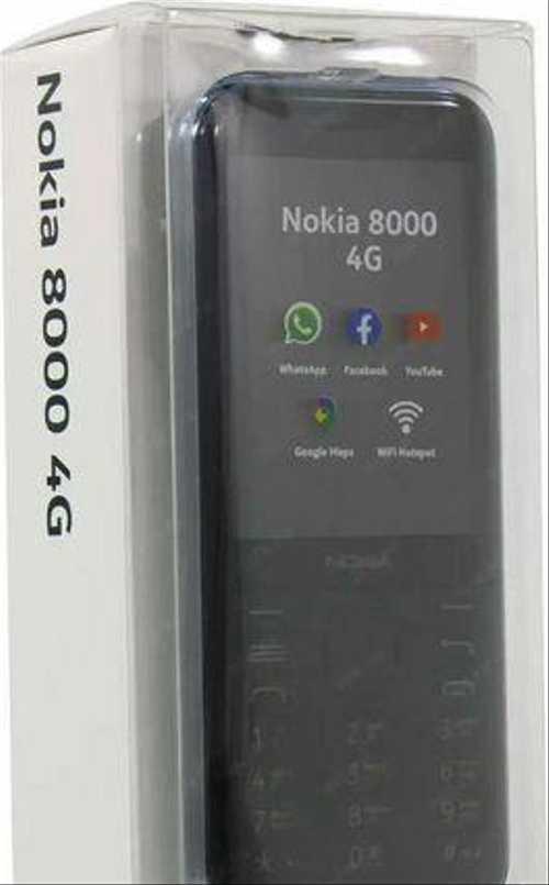 Мобильный телефон nokia 8000 4g