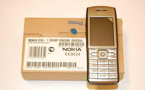 Nokia e50 новый абсолютно, оригинал рст, Swap