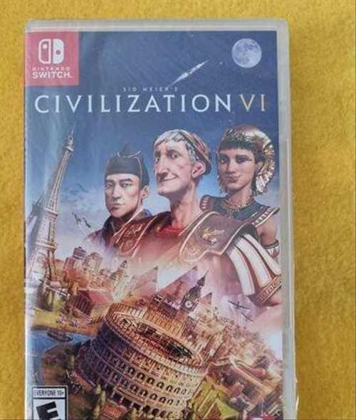 Civilization 6 для nintendo switch (новая в пленке