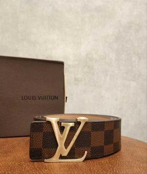 Мужской кожаный ремень louis vuitton