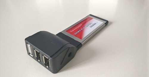 Express card 34 Firewire USB