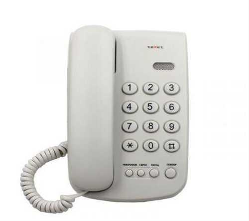 Проводной телефон Texet TX-241 Grey (серый)