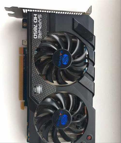 Видеокарта sapphire hd7850