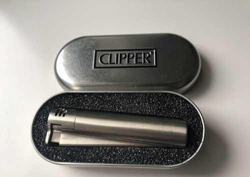 Зажигалка Clipper в металлическом корпусе