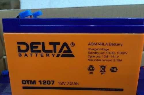 Agm vrla battery 12v. Батарея Delta DTM 1207. Delta Battery AGM VRLA 12 V. Свинцово-кислотный аккумулятор 12в 7ач DTM 1207. Delta Battery ups Series HR 12-7.2 12v 7.2Ah AGM VRLA Battery.