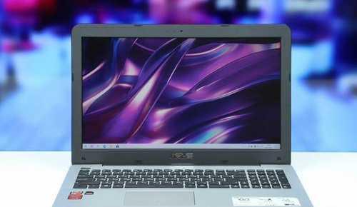 Ноутбук Asus, 6Гб, SSD 120Гб, FullHD, AMD A8