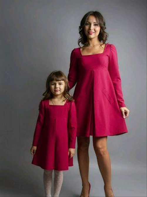 Платья Family Look для мамы и дочки. 42-44 р. И 4