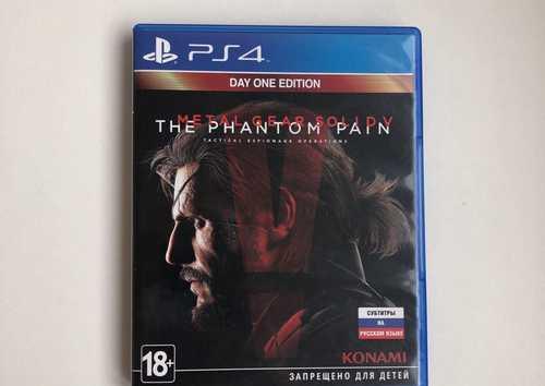 Диск PS4. metal gear solid. the phantom pain