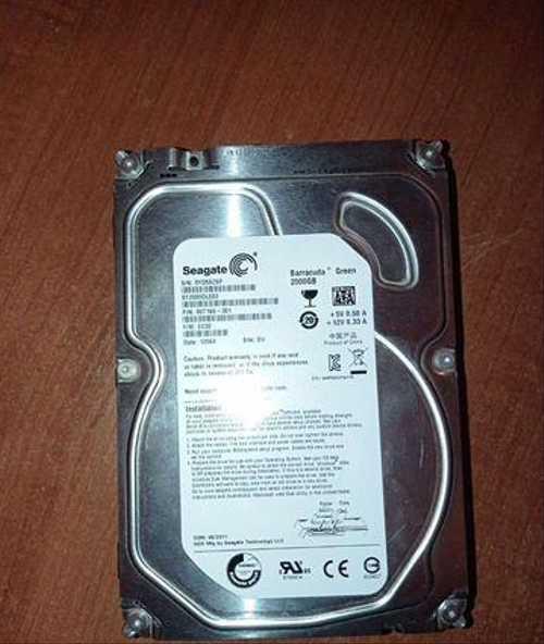 Жесткий диск seagate barracuda 2тб