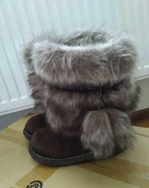 Унты для девочки р.30