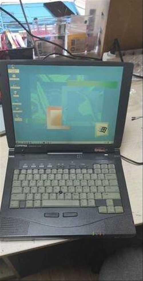 Винтажный ноутбук compaq Armada 7400 (рабочий)